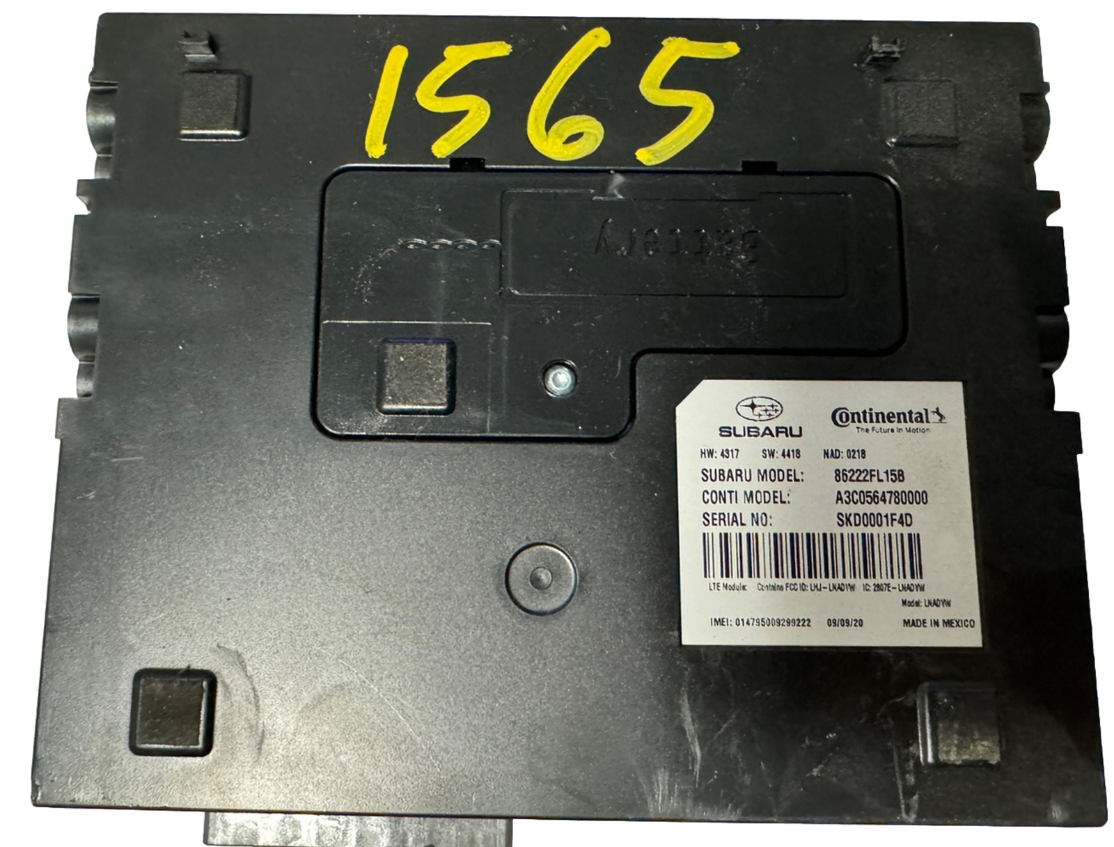 2020 SUBARU IMPREZA Communication module 86222FL15B OEM #H3-1 | eBay