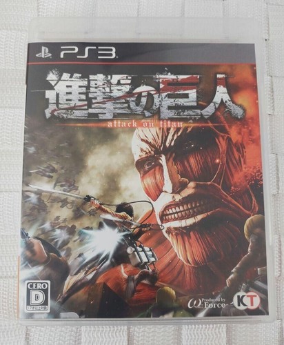 Attack on Titan Shingeki no Kyojin Sony PlayStation 3 PS3 Japanese ...