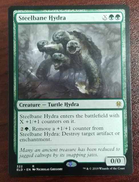 MTG Steelbane Hydra Throne of Eldraine 322 Regular Rare for sale online ...