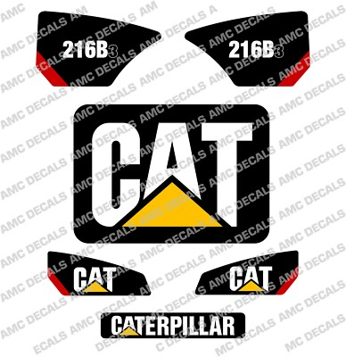 CATERPILLAR CAT 216B-3 SKIDSTEER DECAL STICKER SET | eBay UK