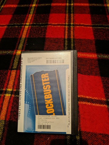 Blockbuster Video Games Rental Case With Power Spike Pro Beach ...