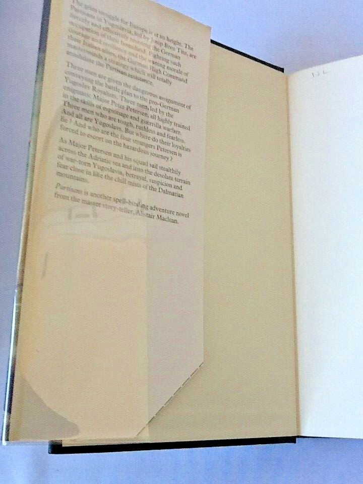 Partisans by Alistair Maclean - First Edition Hardback 1982 ...