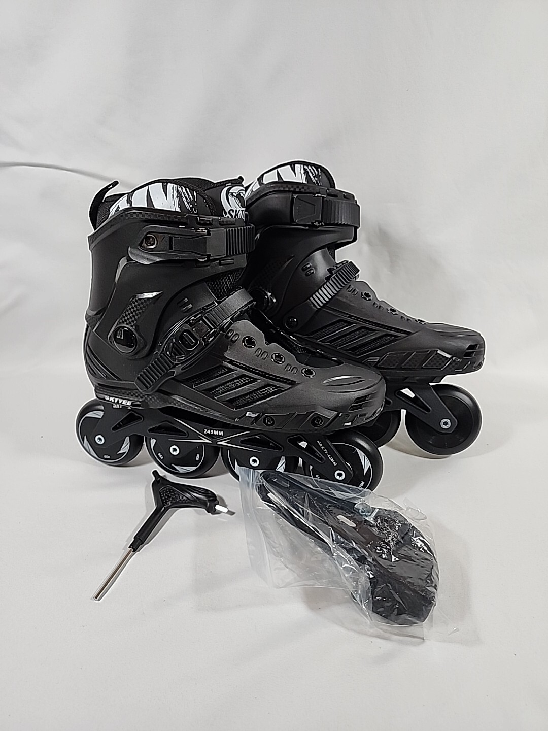 Inline Skates Black Size 8- 8.5 Open Box FREE SHIP | eBay