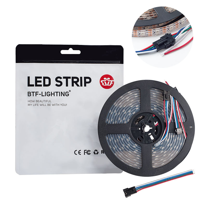 5M LED Strip Lights WS2813 ( Upgraded WS2812B ) Addressable Dual Signal ...
