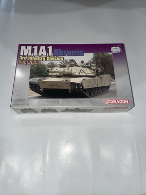 Dragon 1/72 Armor Series M1A1 Abrams Tank Model Kit Iraq 2003 New In ...