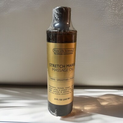 Pure Life Science The ultimate cosmeceuticals STRETCH MARKS MASSAGE OIL ...