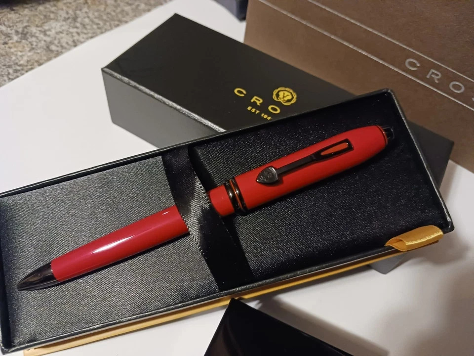 PROTOTYPE Cross Townsend Ferrari Red PVD Lacquer Ballpoint Pen $350 ...