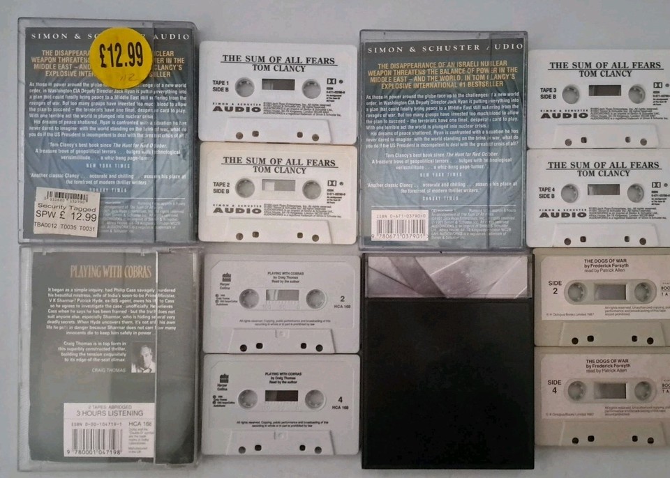 3 Spy audio book cassette tapes | eBay UK