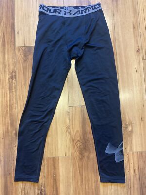 Boy's Under Armour Black Compression Pants Size Large | eBay