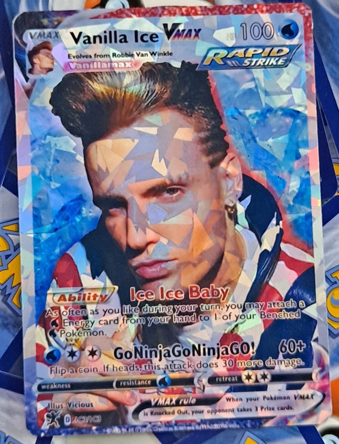 Vanilla Ice Pokemon Card - Ice Ice Baby | eBay