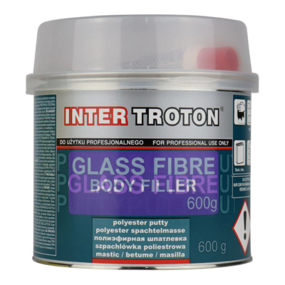 TROTON Glass Fibre Polyster Filler Putty 600g Includes Hardener Sand ...