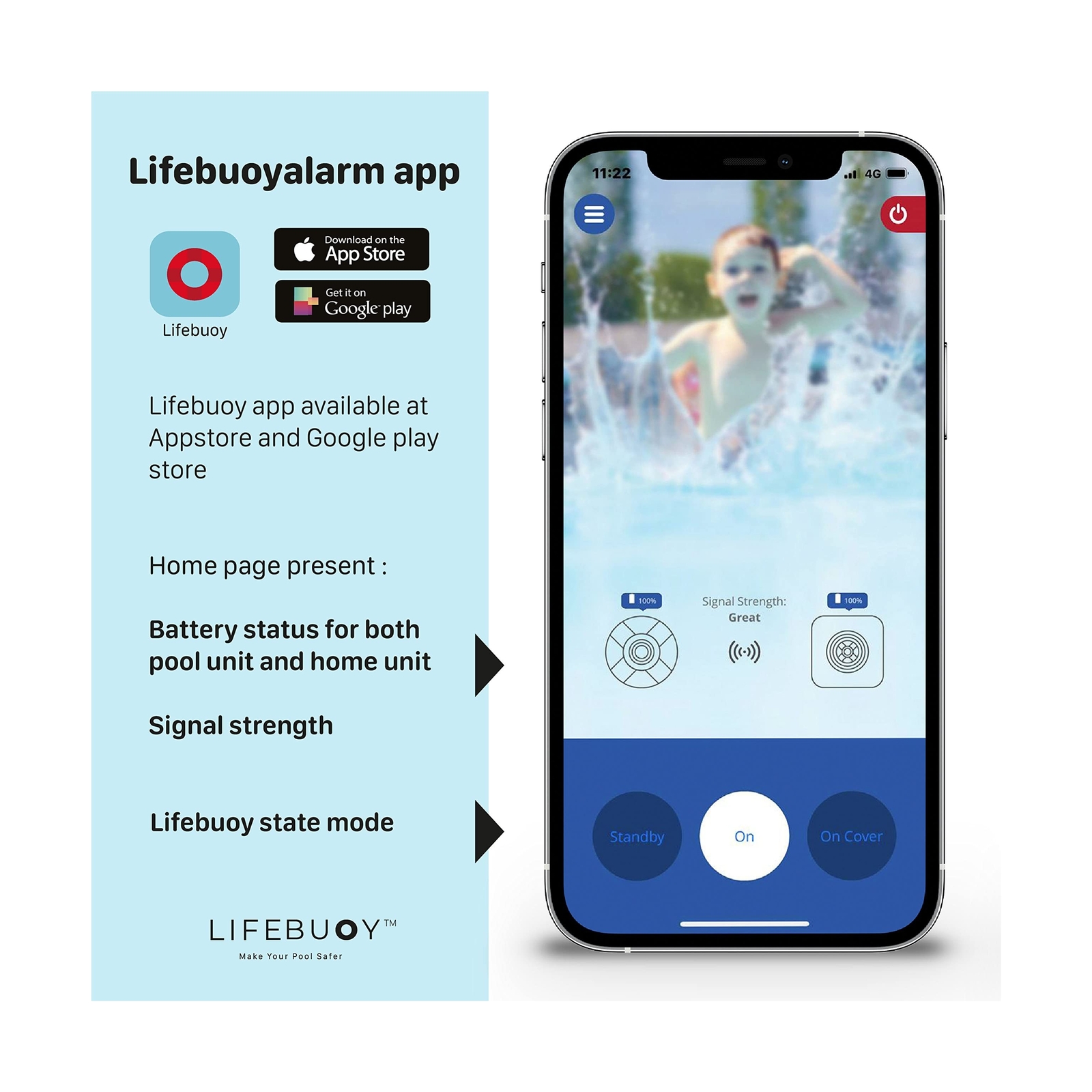 Lifebuoy 10001 Pool Alarm System for sale online | eBay