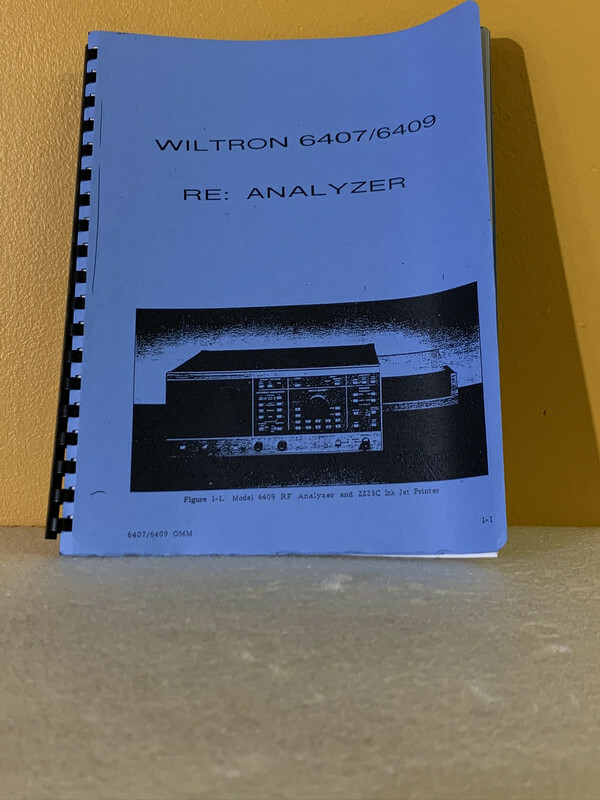 Wiltron 6407/6409 OMM 6407/6409 Analyzer | eBay