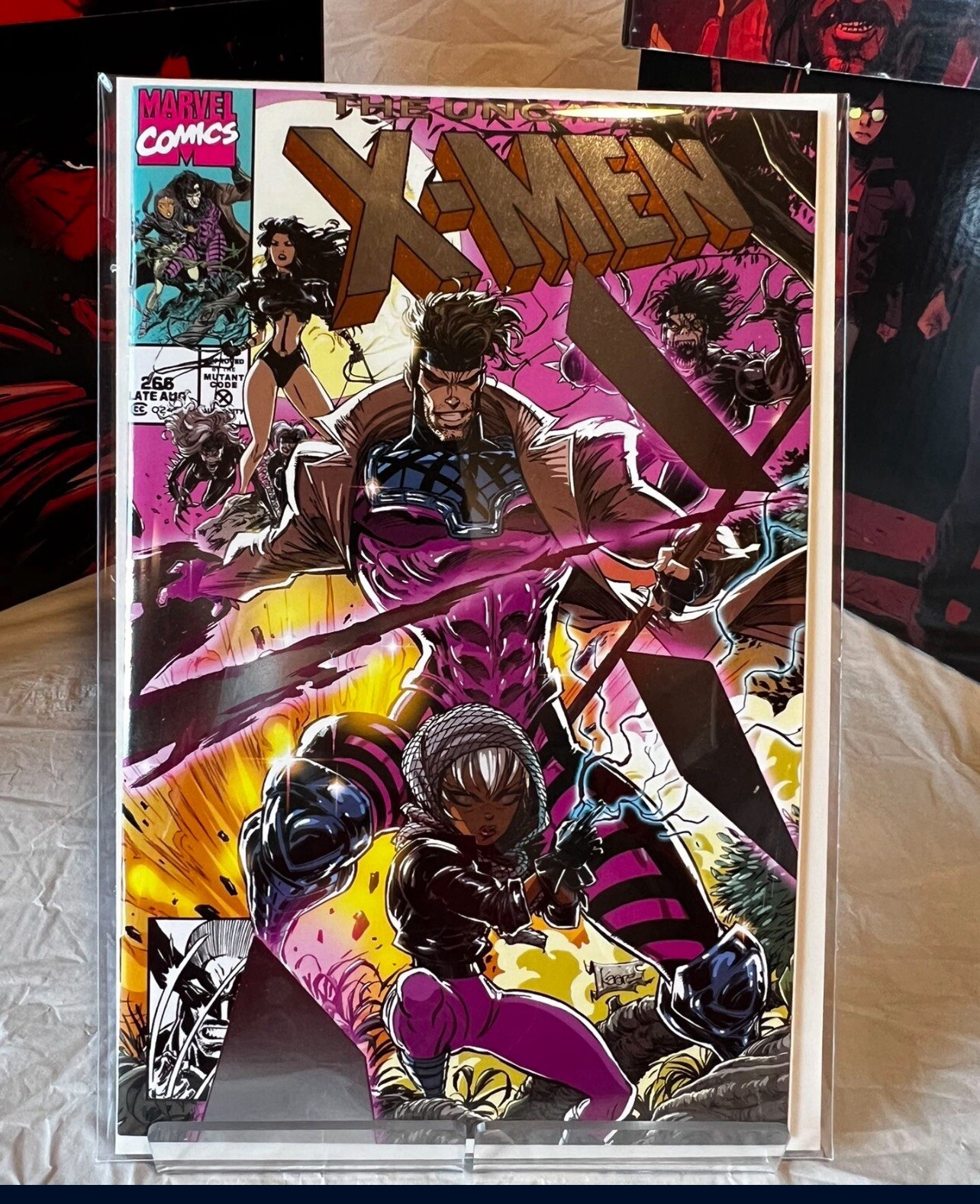 The Uncanny X-Men 266 Spot Foil First Appearance of Gambit Kaare | eBay