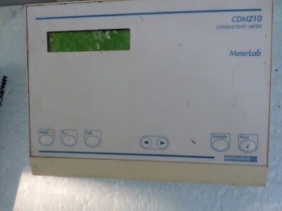 RADIOMETER CDM210 Conductivity Meter Untested (PIC) | eBay