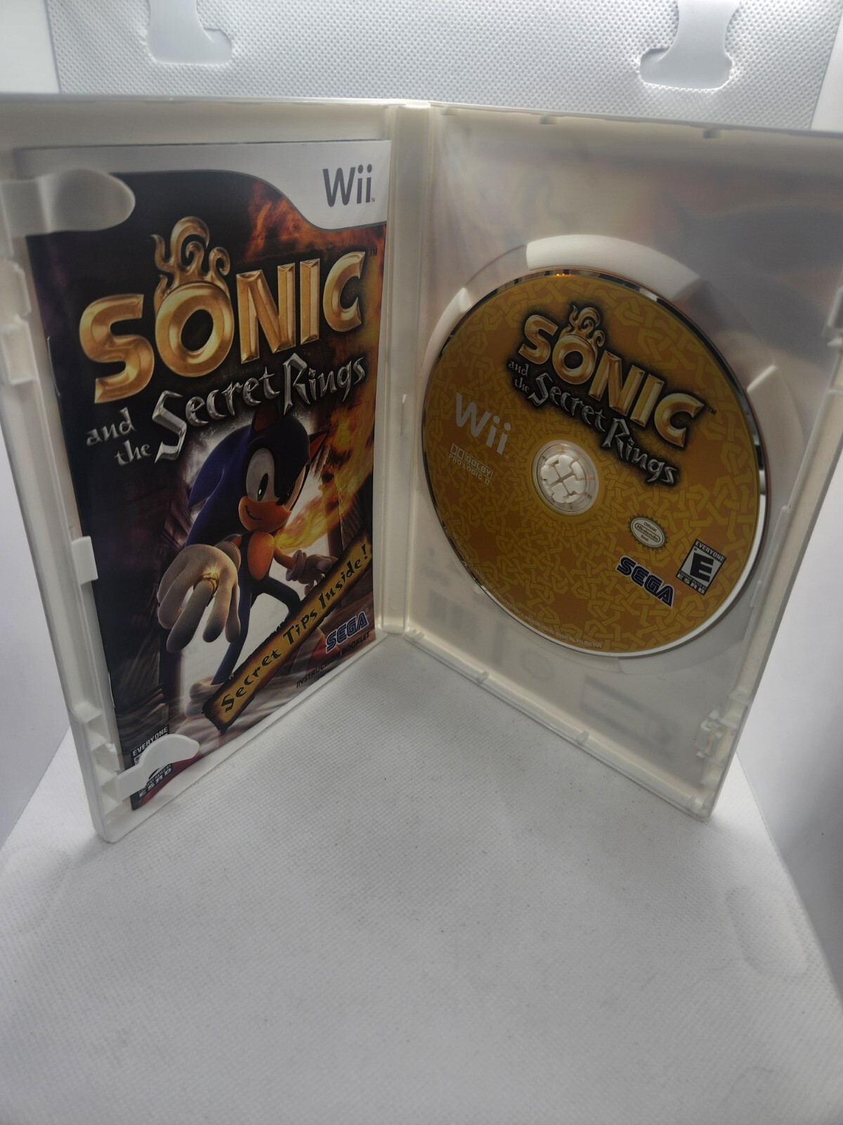 Sonic and the Secret Rings (Nintendo Wii, 2007) Complete w/ Manual CIB ...