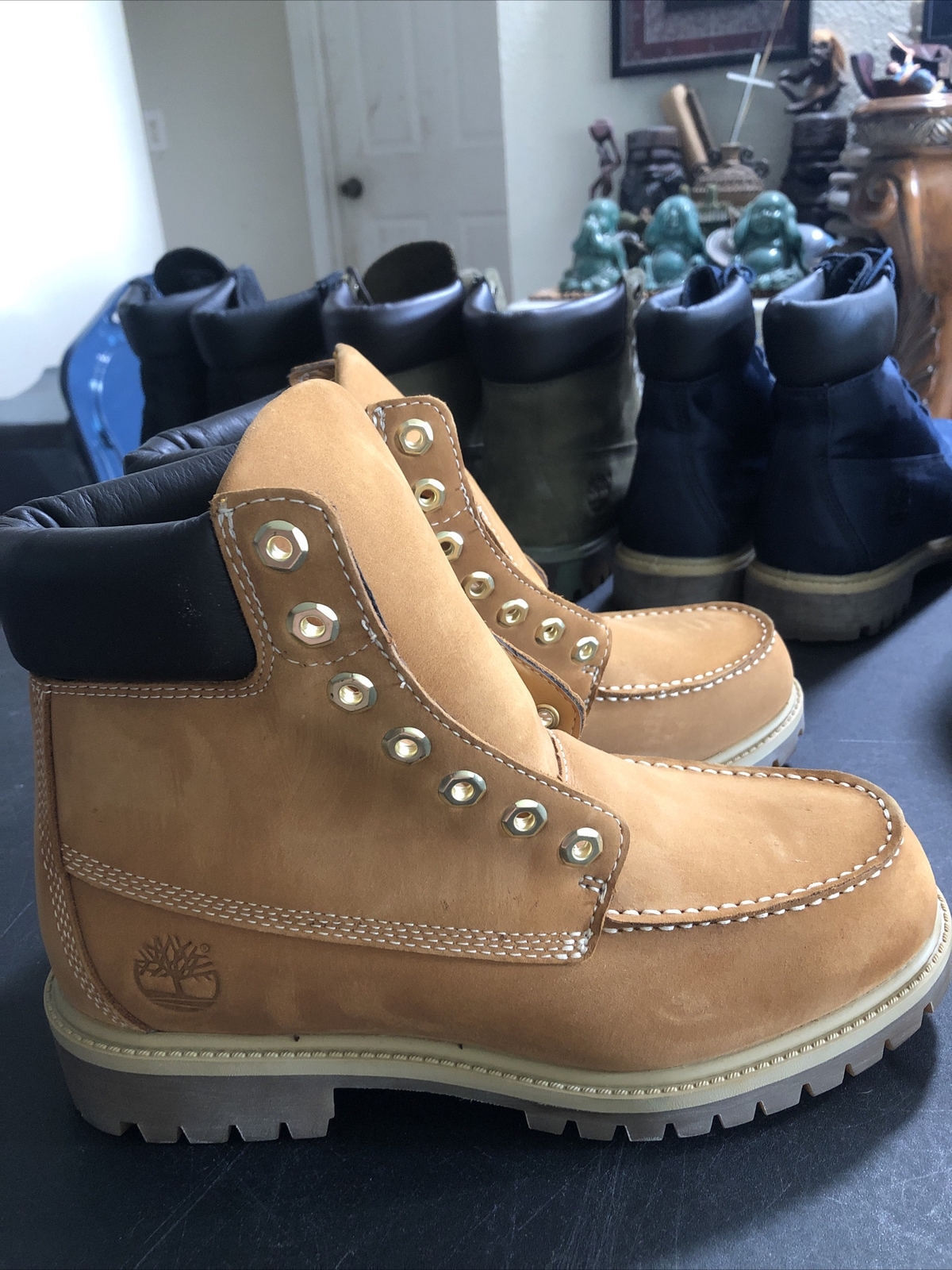 Timberland Men 6 inch A1m8a Wheat Nubuck Premium Timberdry Boots Men’s ...