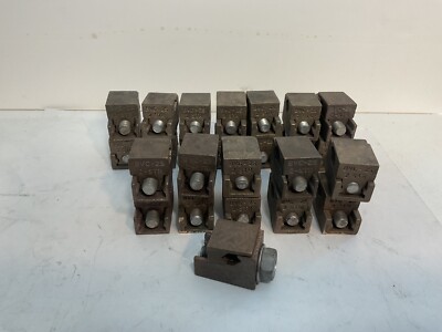 MPS BVC-2S 2-STR Bronze Vice Connector #2 Stranded Ground Clamp Lot of ...
