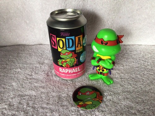 Funko SODA Teenage Mutant Ninja Turtles Black Light Raphael COMMON With ...
