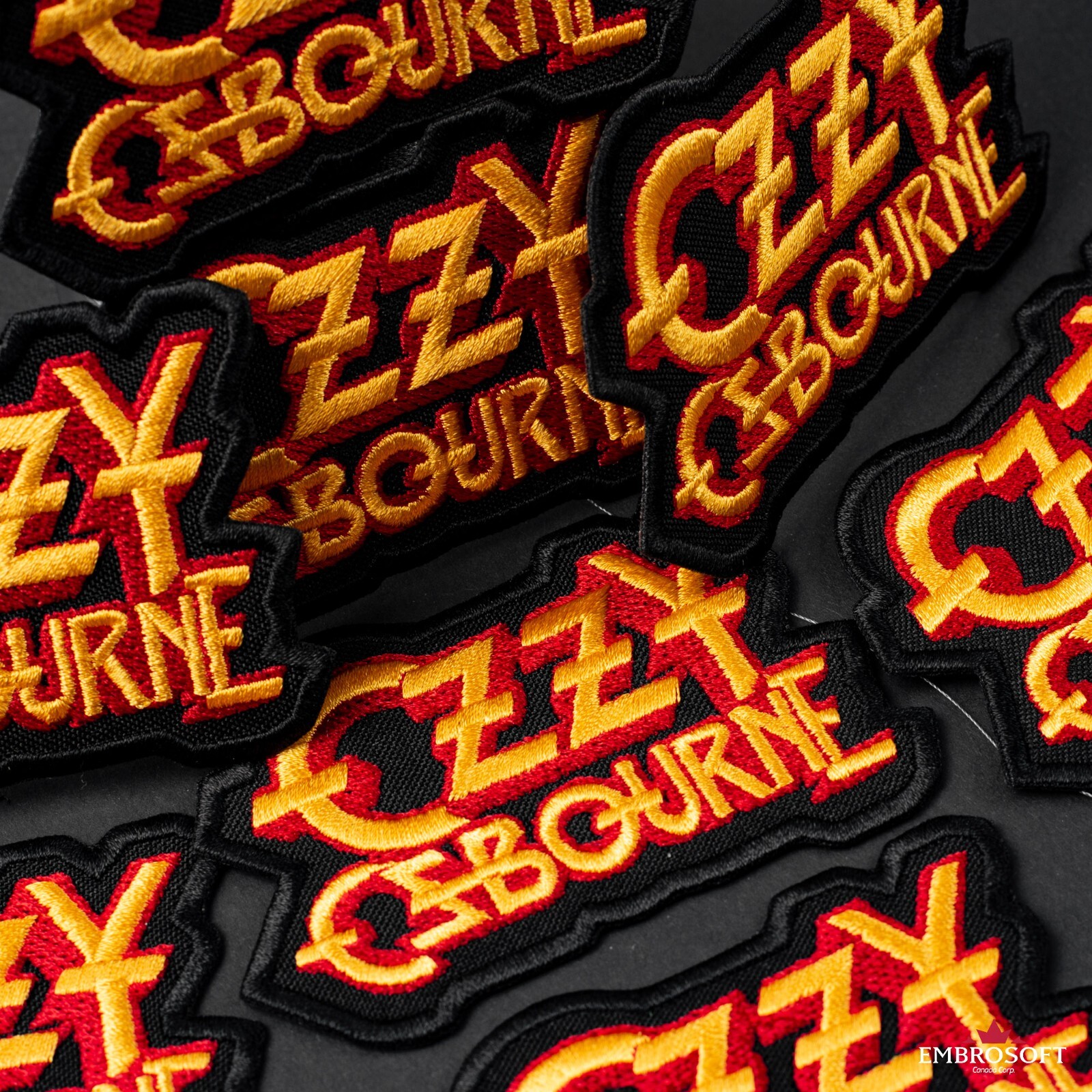 Ozzy Osbourne Classic Patch Hard Rock / Embroidered Iron On (3.5" x 2.3 ...