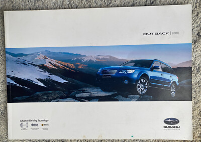 Subaru Outback 2008 Sales brochure | eBay Australia