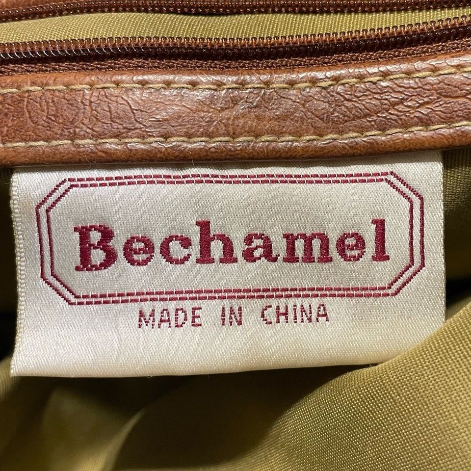 Bechamel vintage faux leather dark brown shoulder purse bag multi ...