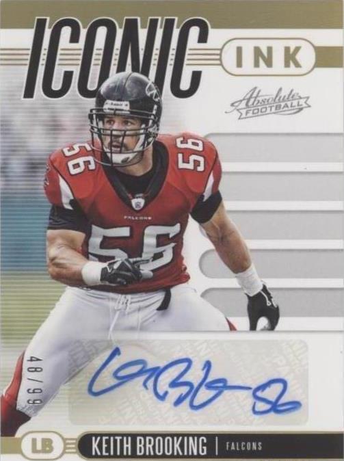 2019 Panini Absolute - Iconic Ink Keith Brooking #II-KB /99 (AU) for ...