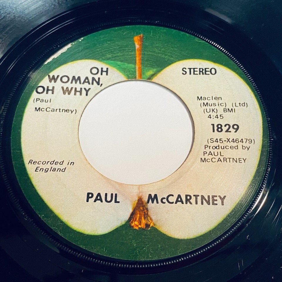 Paul McCartney - Another Day / Oh Woman, Oh Why 45 - Apple 1829 | eBay