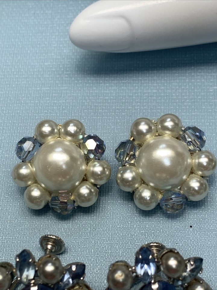 Wearable Vintage Clip Earring Lot 6 Quality Pairs Assorted 30s-50s 1 ...