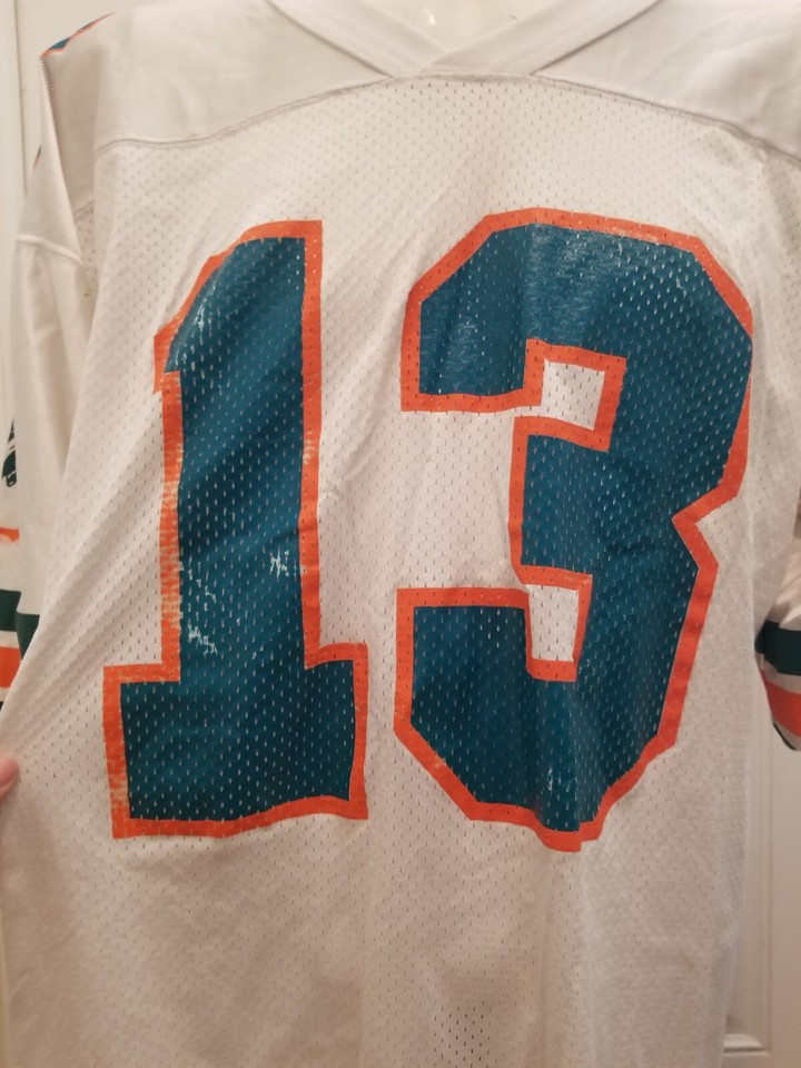Miami Dolphins #13 Dan Marino Starter NFL Jersey - Sz XL - Vtg 90s ...