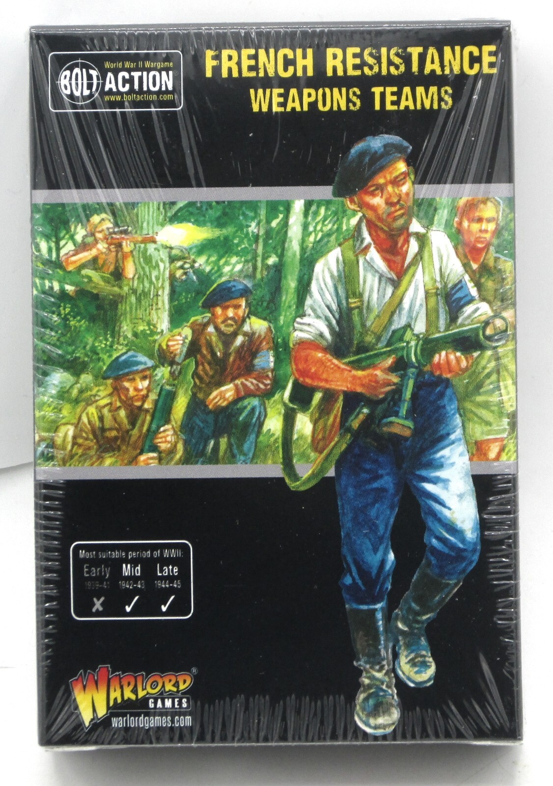 Bolt Action 402215509 French Resistance Weapons Teams (WW2) Partisans ...