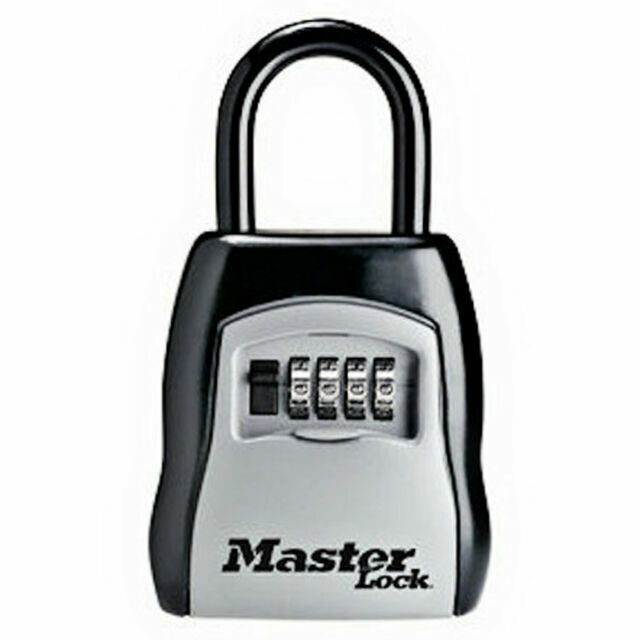 Master Lock 5400D Portable Combination Lock Box - Black 71649214516 | eBay