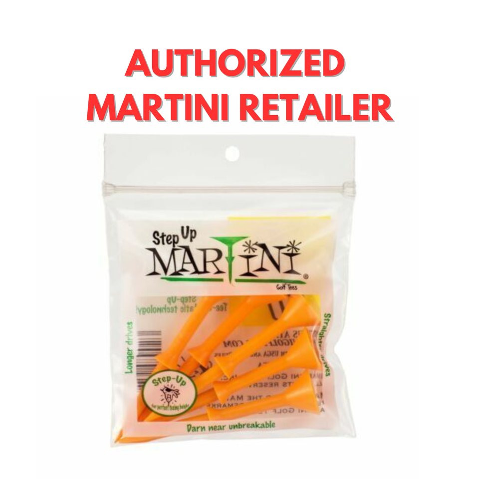 3 1/4" Martini Step Golf Tees or 3 1/4" Martini Regular Tees .....Many ...