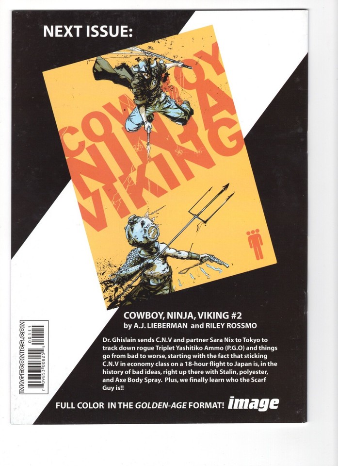 Cowboy Ninja Viking Comic Book #1 Image 2009 1st Printing, Optioned | eBay