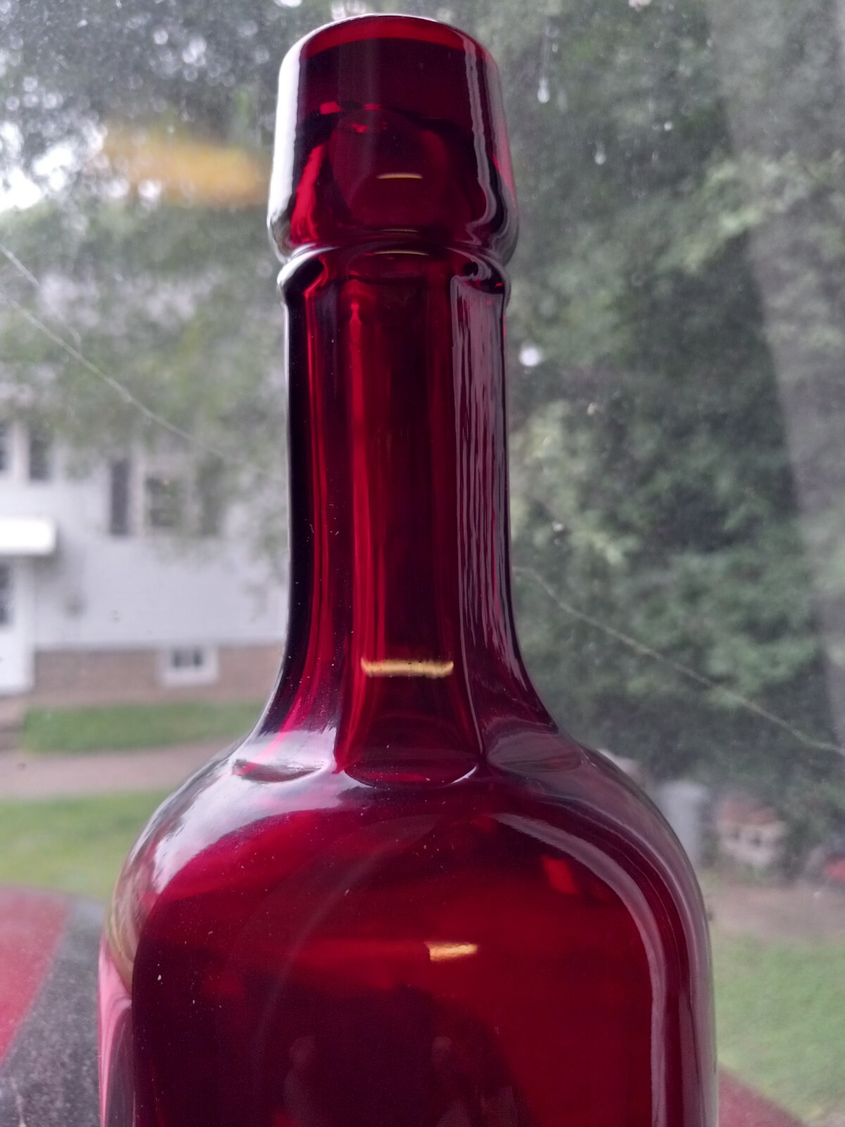 RUBY RED WHISKEY BOTTLE***RARE*** | eBay