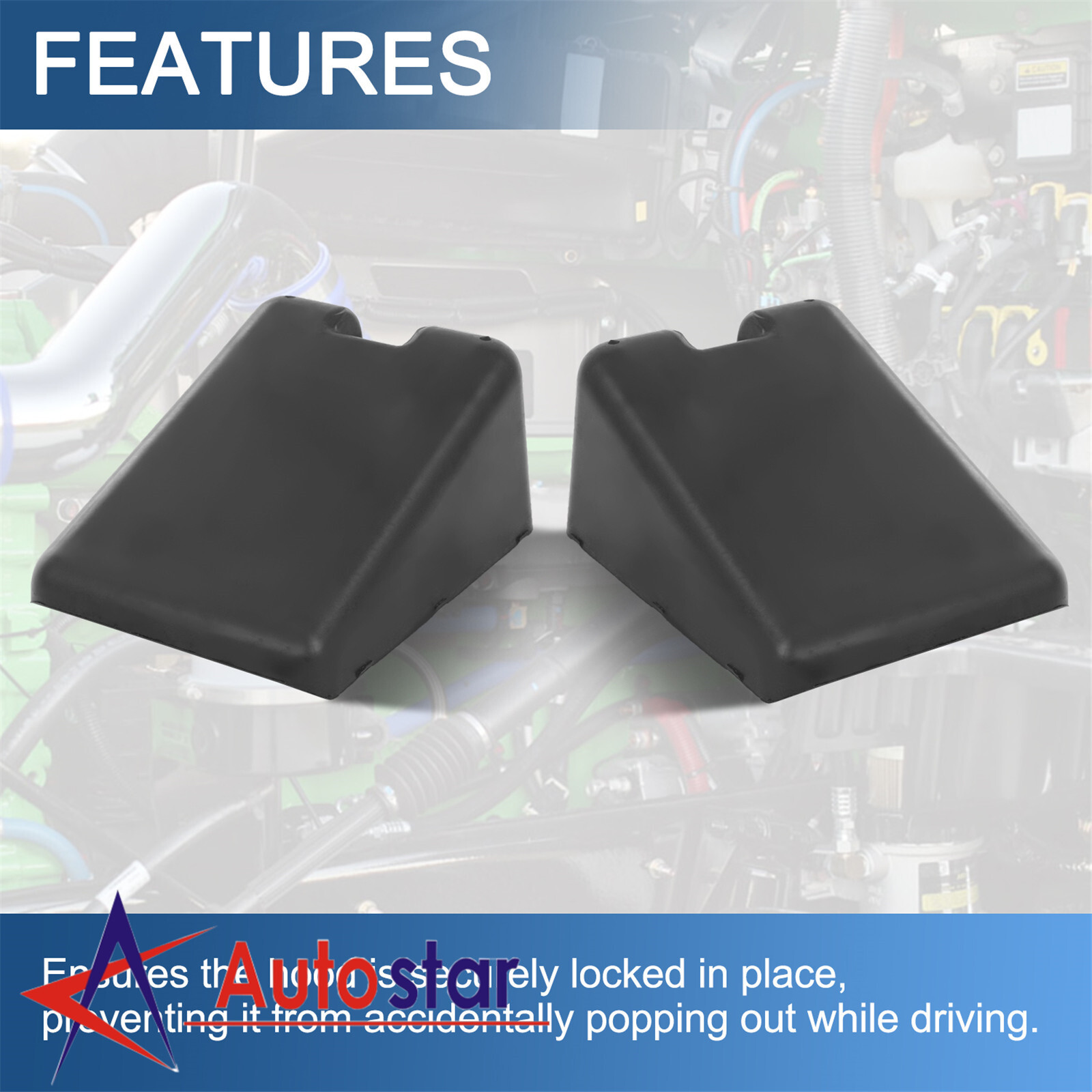 2Ps Hood Bumper Support For Peterbilt 567 579 Kenworth T680 T880 L85 ...