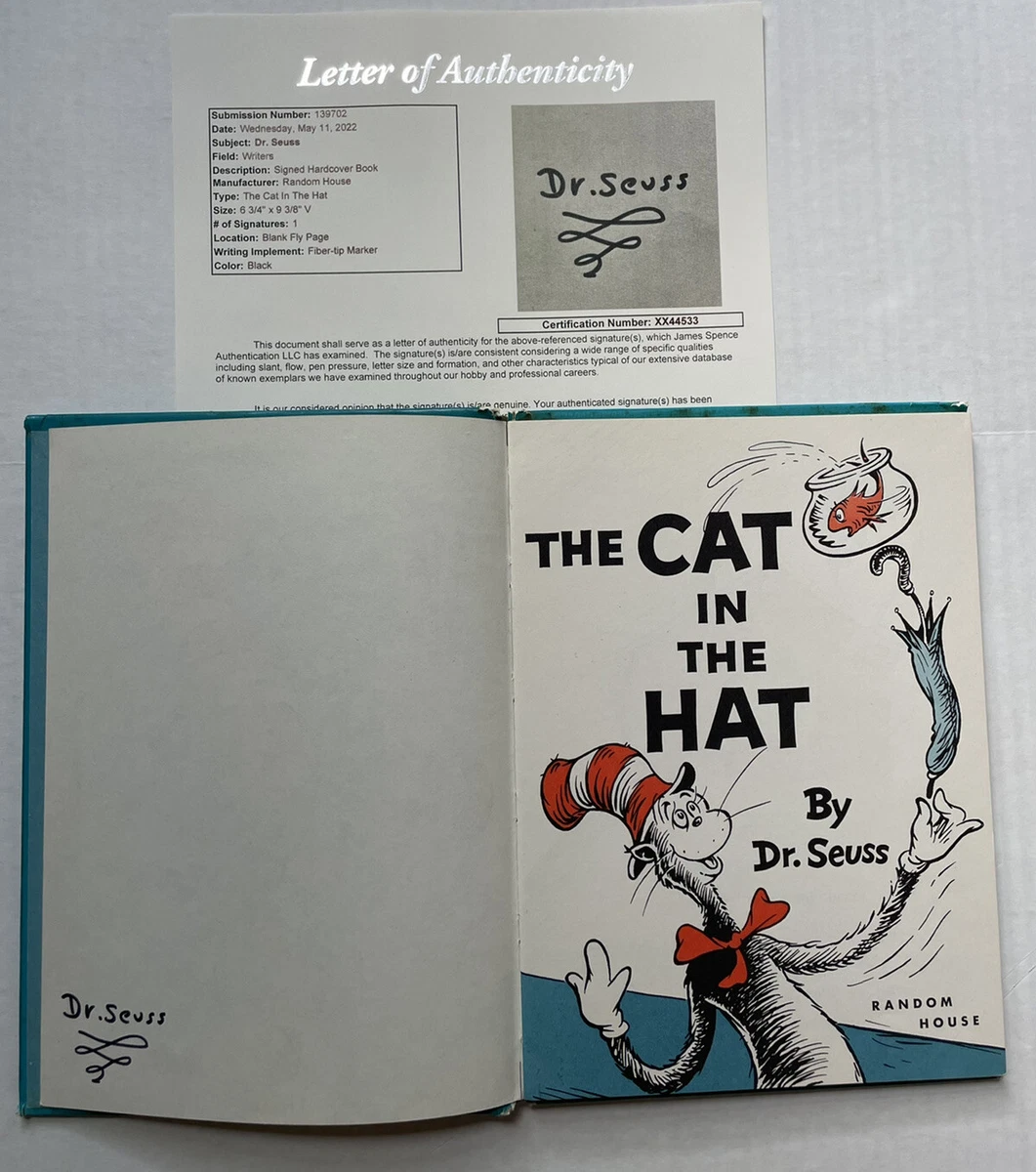 Cat In The Hat Book Spine