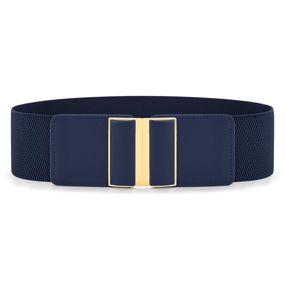 Women Wide Elastic Belt Stretchy Thick Belts for Women Dresses Ladies ...