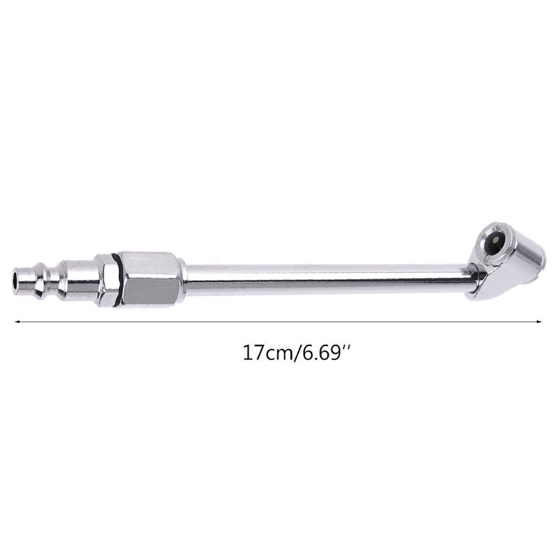 Dual for Head 1/4" Hose Barb Air Chuck Tire Inflator Lock Air ...