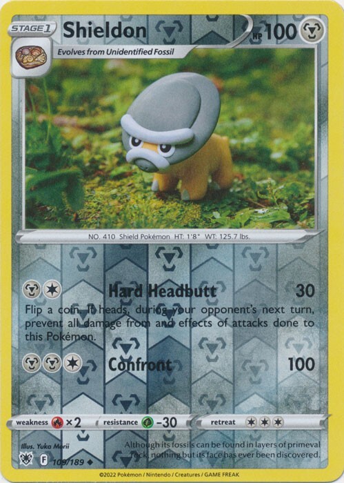 Reverse Holo Shieldon 109/189 Astral Radiance Uncommon Pokemon TCG | eBay