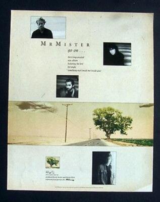 Mr Mister Go On 1987 Short Print Poster Type Advert, Promo Ad | eBay