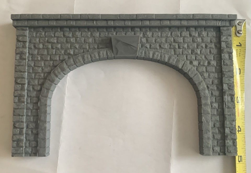 HO Scale Stone Double Train Tunnel Portal - H0 Realistic Model Railroad ...