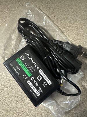Original OEM Sony PSP AC ADAPTER Power Cord Wall Charger PSP-1000 2000 ...