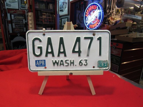 1963/82 Washington license plates | eBay