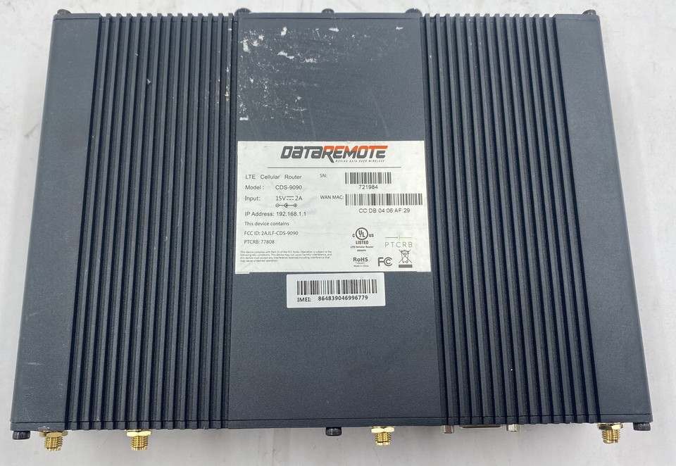 DATAREMOTE CDS-9090 ADVANCED WIRELESS LTE CELLULAR ROUTER | eBay