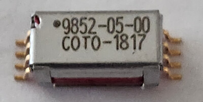 Coto 9852-05-00 RF Relay, surface mount, 6.5Ghz rating, ROHS compliant ...