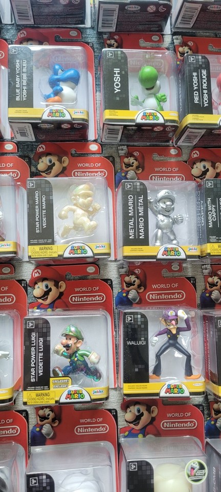 World Of Nintendo 2.5 Inch Jakks Pacific Figures Mario Zelda Metroid ...