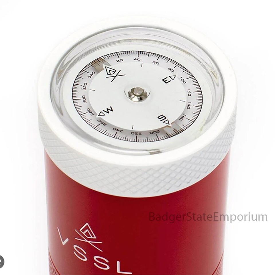 VSSL First Aid Stash Kit Aluminum +Storage Tins Flashlight Compass LED ...