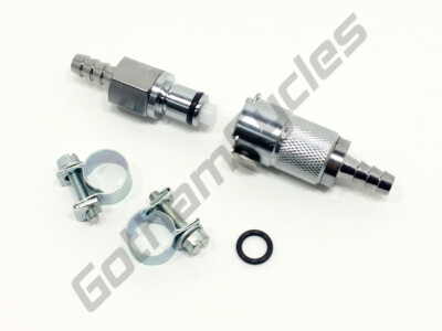 1/4" Gas Tank Fuel Line Hose Quick Release Connect Disconnect Coupling ...