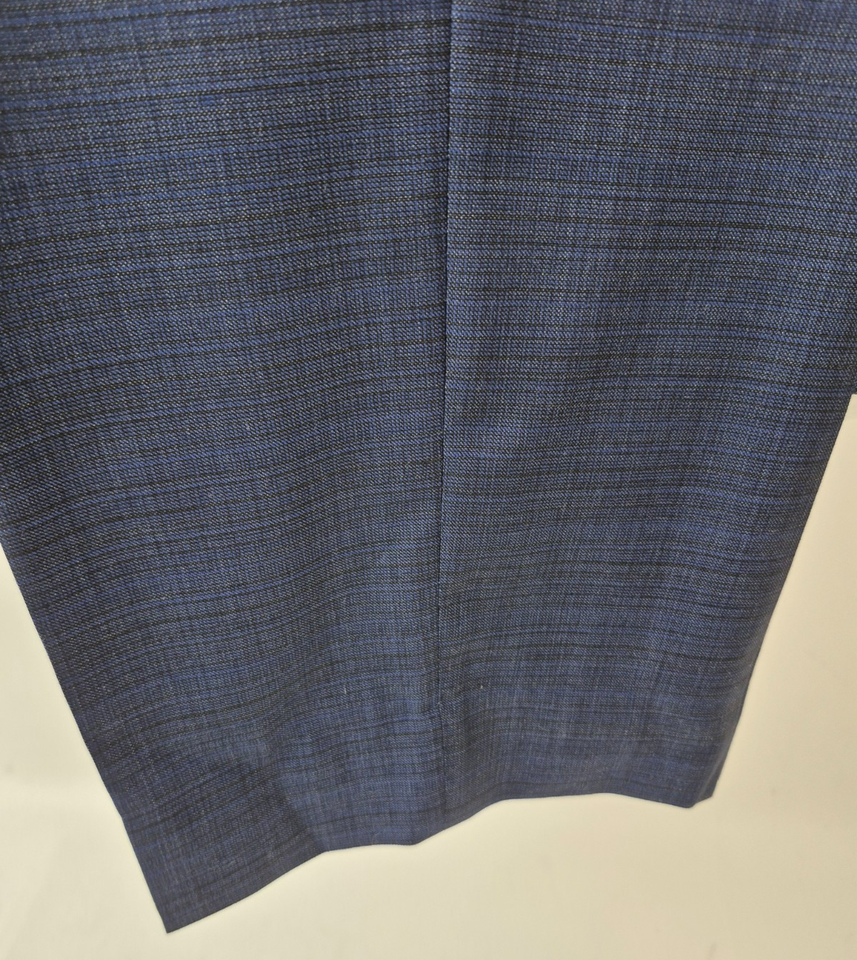 Canali Men's Navy Blue Siena Denim Effect Wool Suit Size 56 R EU/ 46 US ...